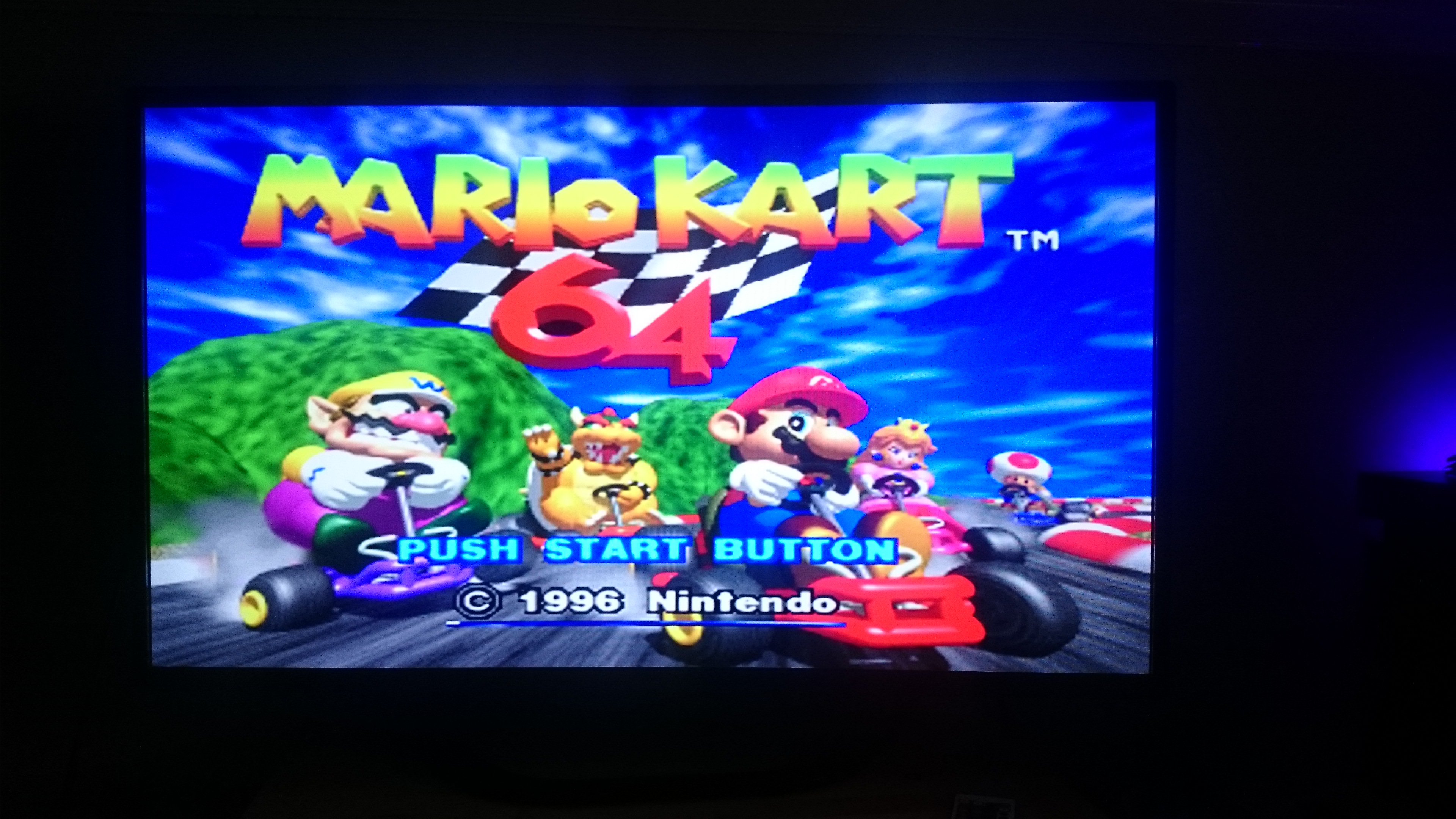 Mupen64Plus Mario Kart - Can't push start? - petrockblock