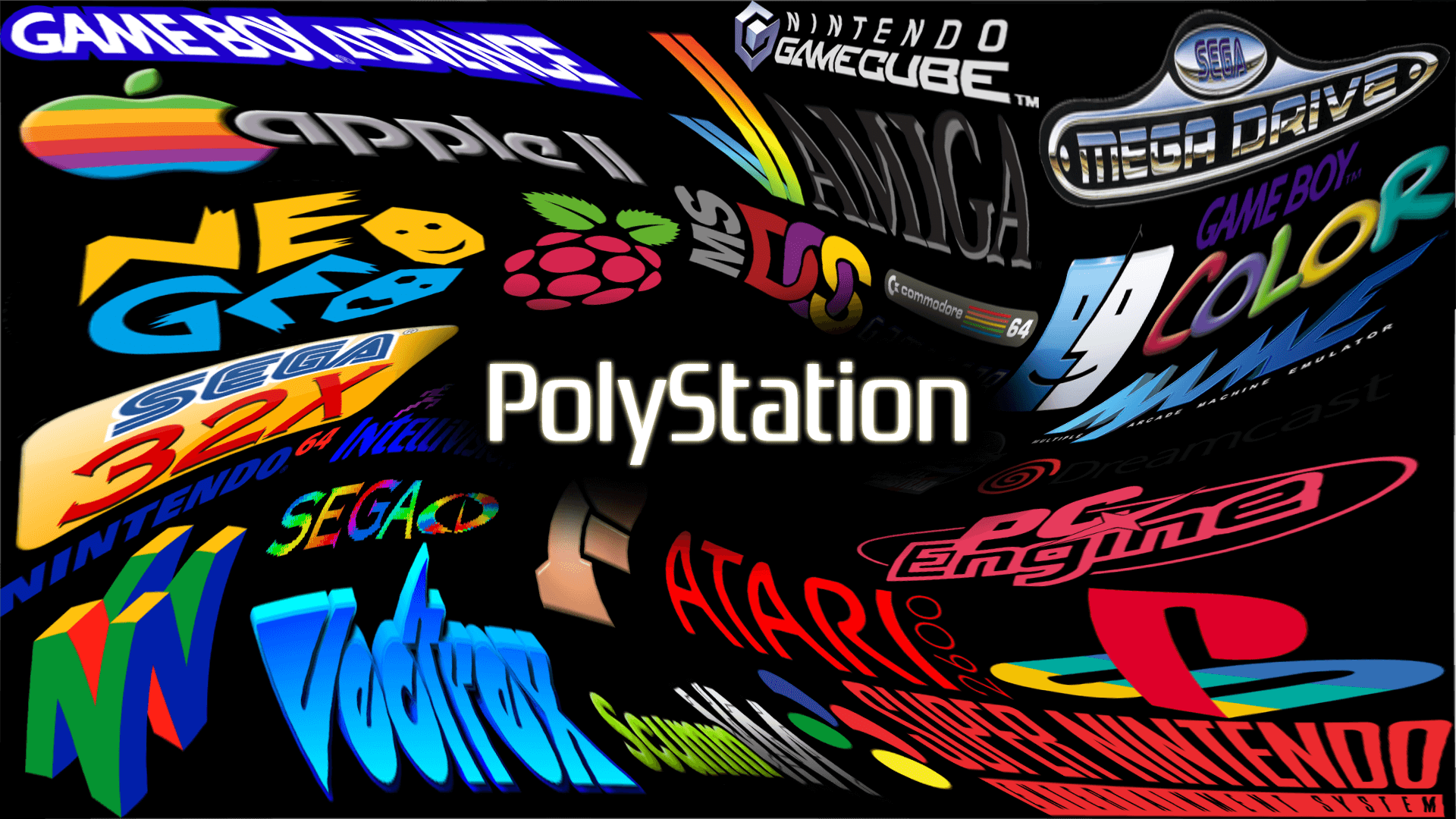 PolyStation splashscreen I made - petrockblock