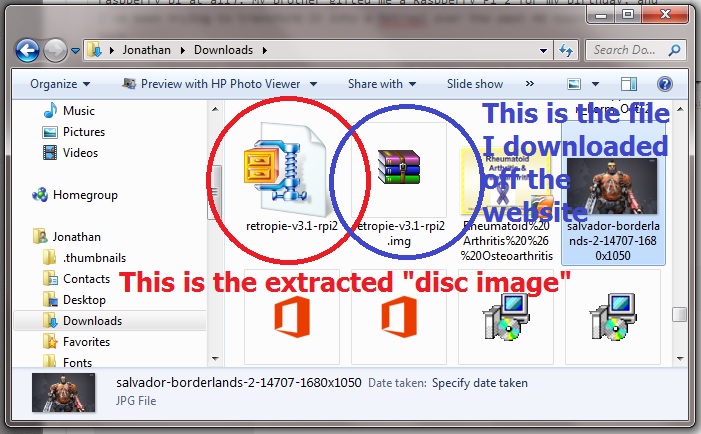 Extracting Disc Image from Compressed File - petrockblock