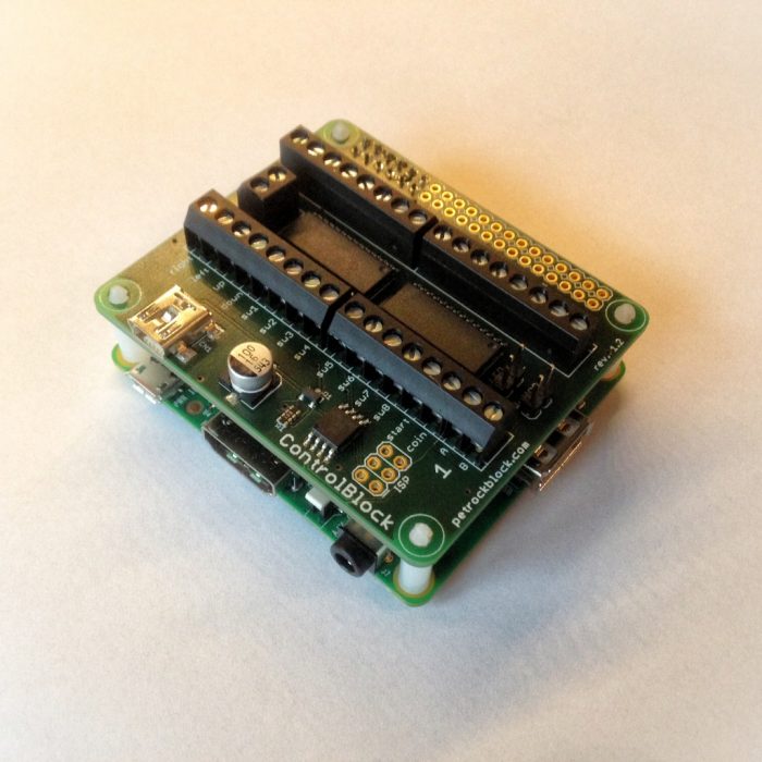 ControlBlock: Power Switch, Game Controllers, and I/O for the Raspberry Pi - petrockblock