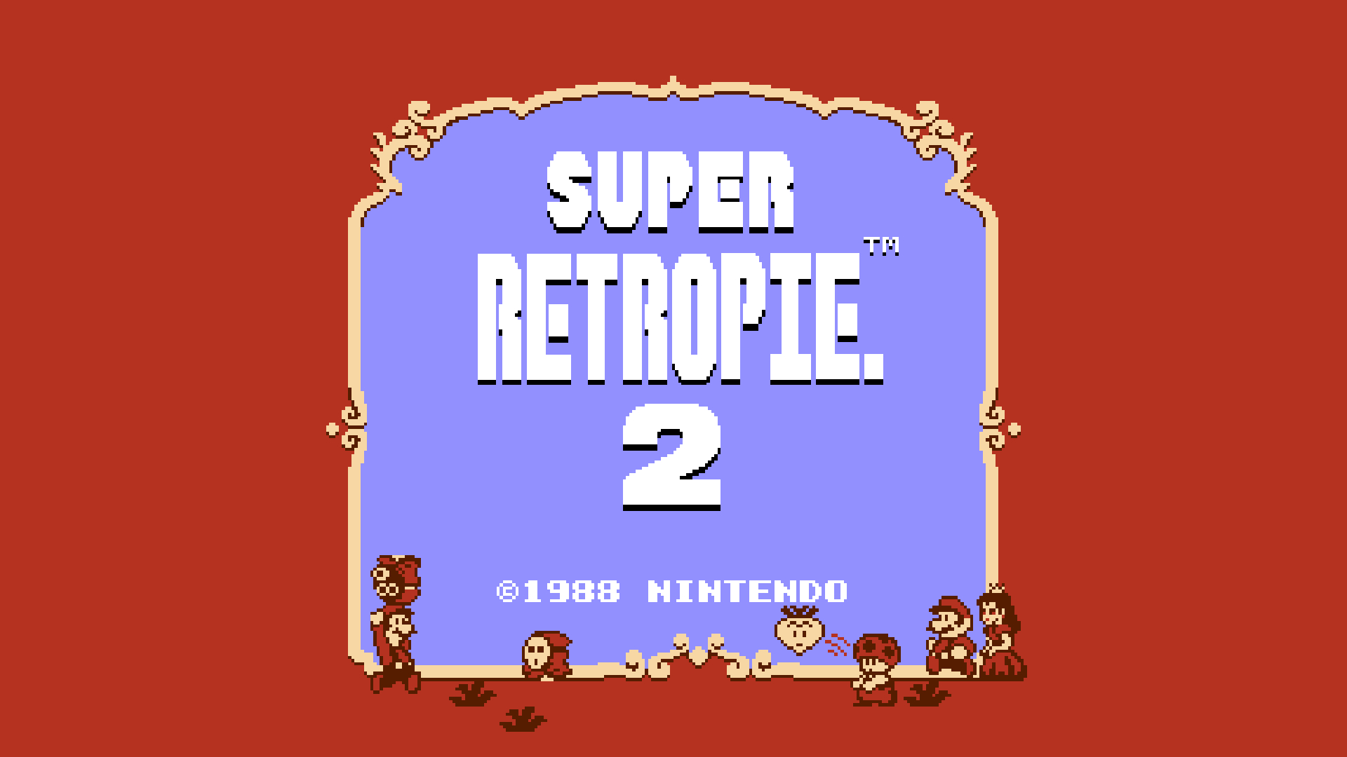 Mario 2 Splash Screen - petrockblock