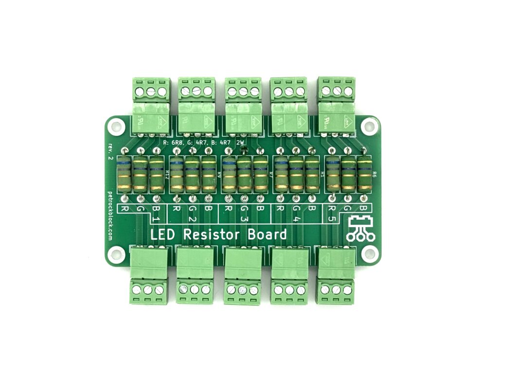 RGB LED Resistor Board – petrockblock